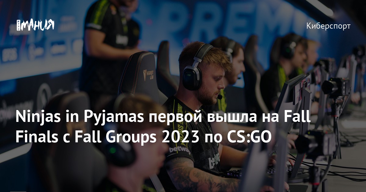 Ninjas in Pyjamas первой вышла на Fall Finals с Fall Groups 2023 по CS:GO — Игромания