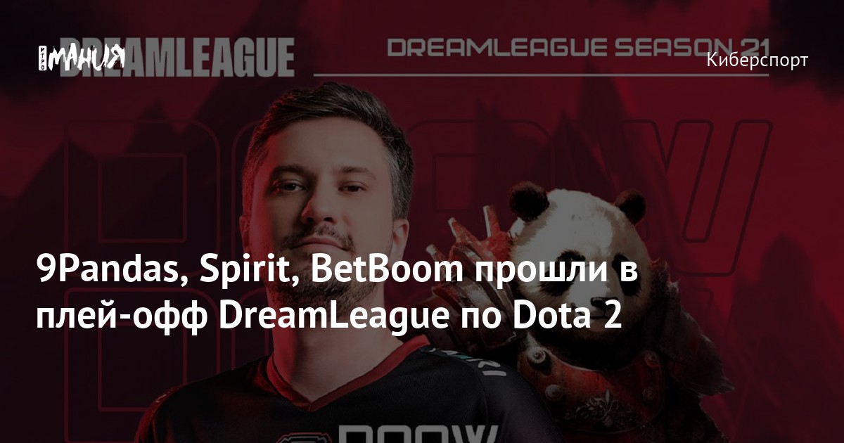 9Pandas, Spirit, BetBoom прошли в плей-офф DreamLeague по Dota 2 — Игромания