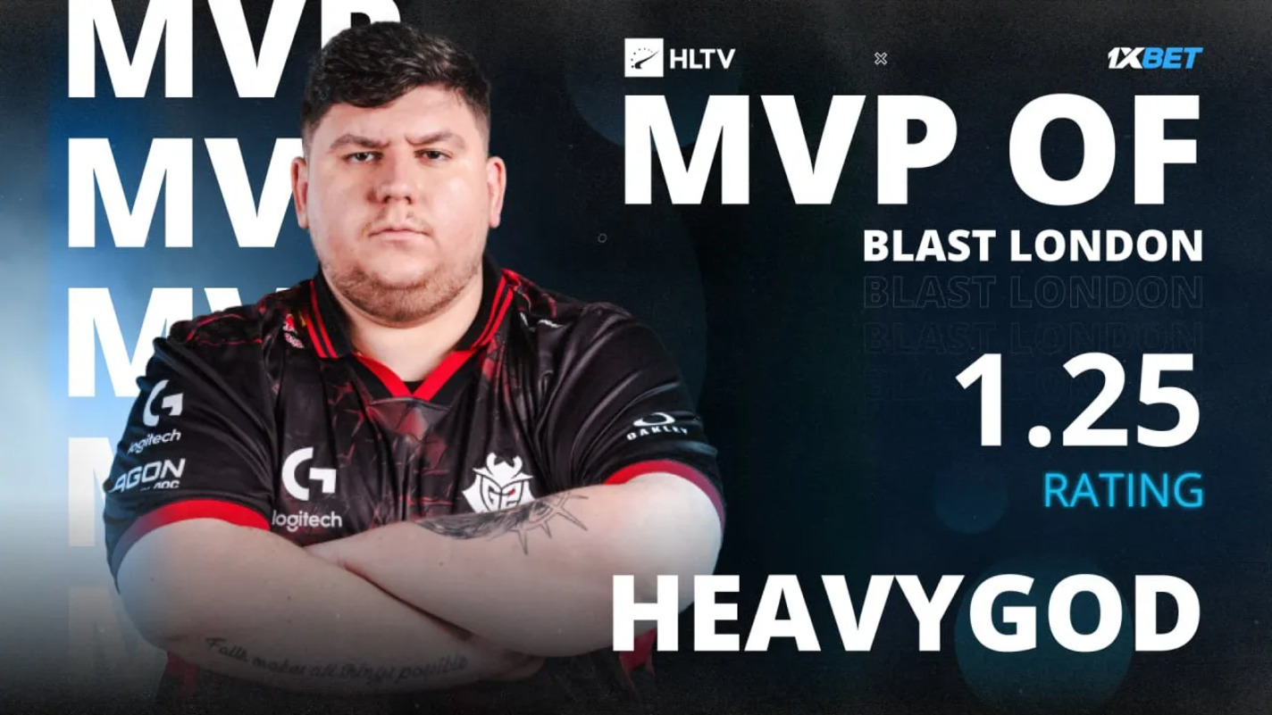 HeavyGod стал MVP на Blast Open London 2025 по Counter-Strike 2 — Игромания