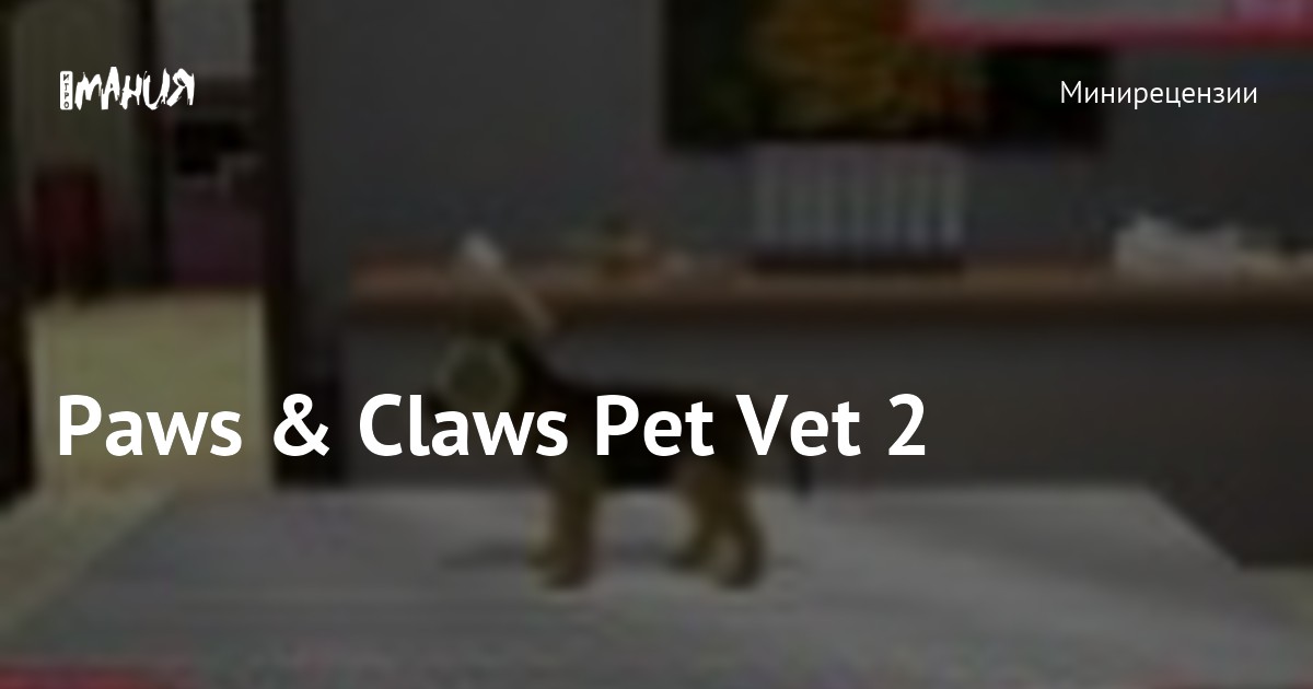 Paws & Claws Pet Vet 2 — Игромания