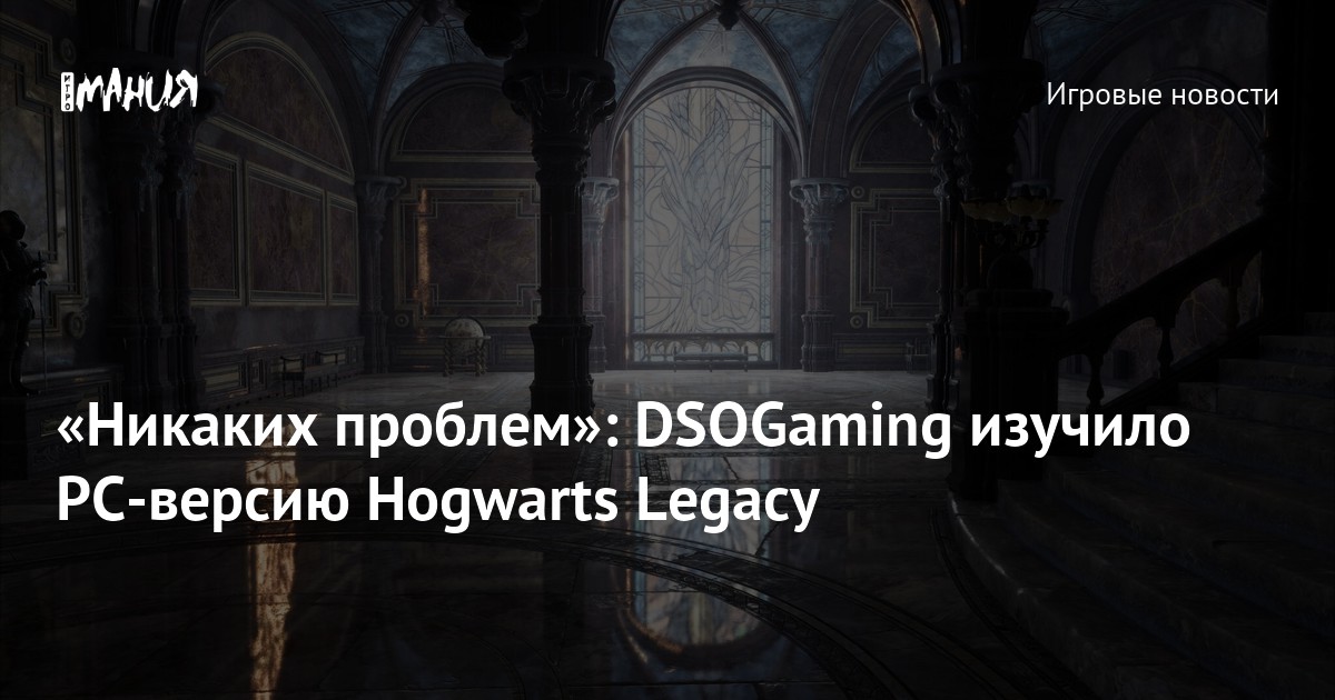 «Никаких проблем»: DSOGaming изучило PC-версию Hogwarts Legacy — Игромания