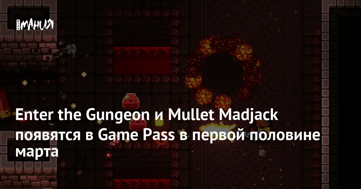Enter the Gungeon и Mullet Madjack появятся в Game Pass в первой половине марта — Игромания