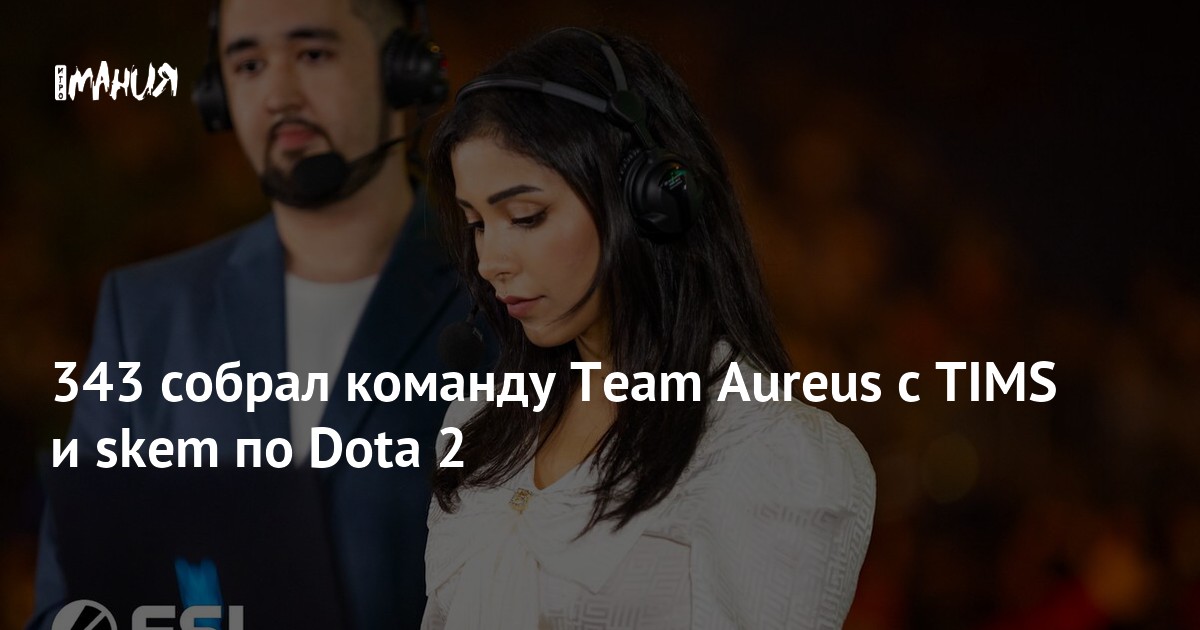 343 сформировал Team Aureus: в составе TIMS, skem и Yopaj — Игромания